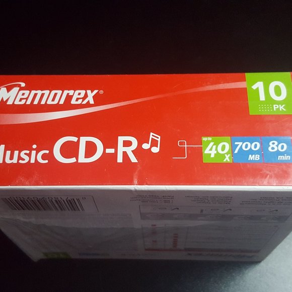 Memorex | Media | Music Cds Recordable Cdr New In Pkg Count | Poshmark